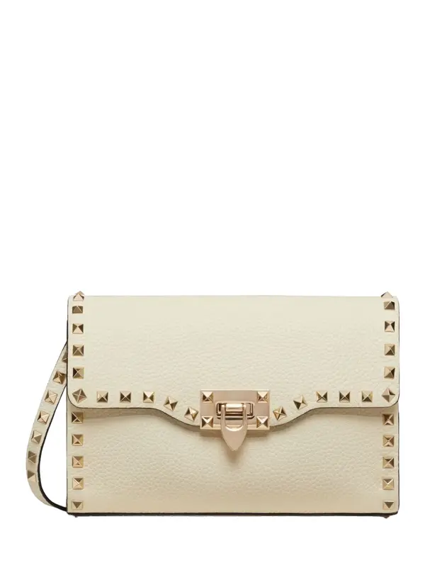 Valentino Garavani Rockstud Shoulder Bag - White