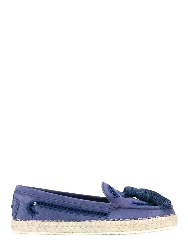 TOD'S Tassel Espadrilles - Blue