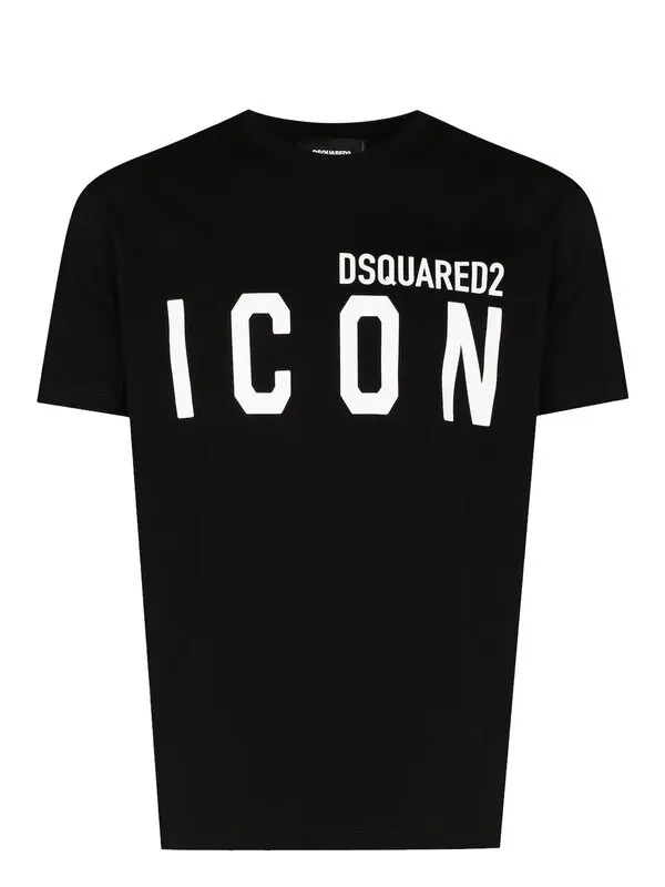 Dsquared2 Icon Logo-print T-shirt - Black
