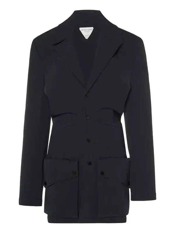 Bottega Veneta Tech-gabardine Blazer - Black