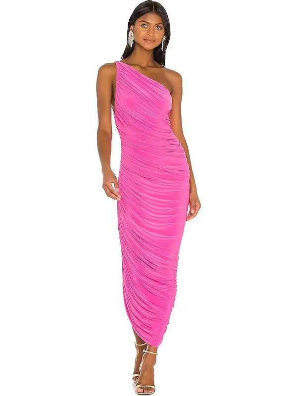 Norma Kamali X Diana Gown - Orchid Pink