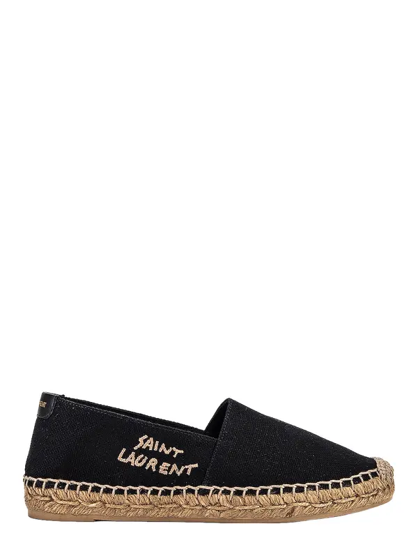 Saint Laurent Signature Espadrilles - Black