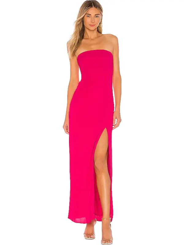 Superdown Asher Strapless Dress - Pink