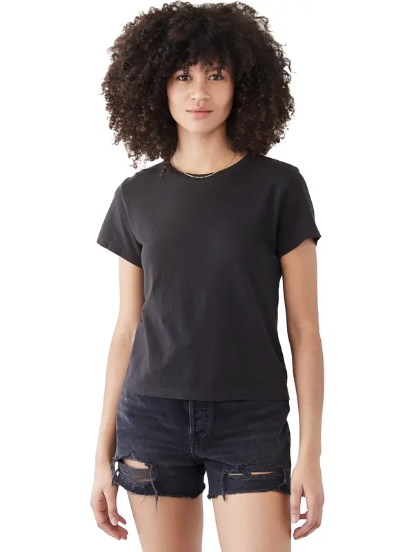 RE/DONE Classic Tee - Washed Black