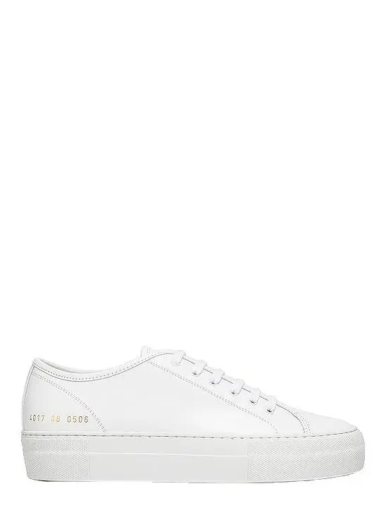 COMMON PROJECTS Tournament Low Platform Super Sneaker - White