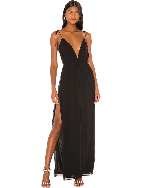 Superdown Natasha Maxi Dress - Black