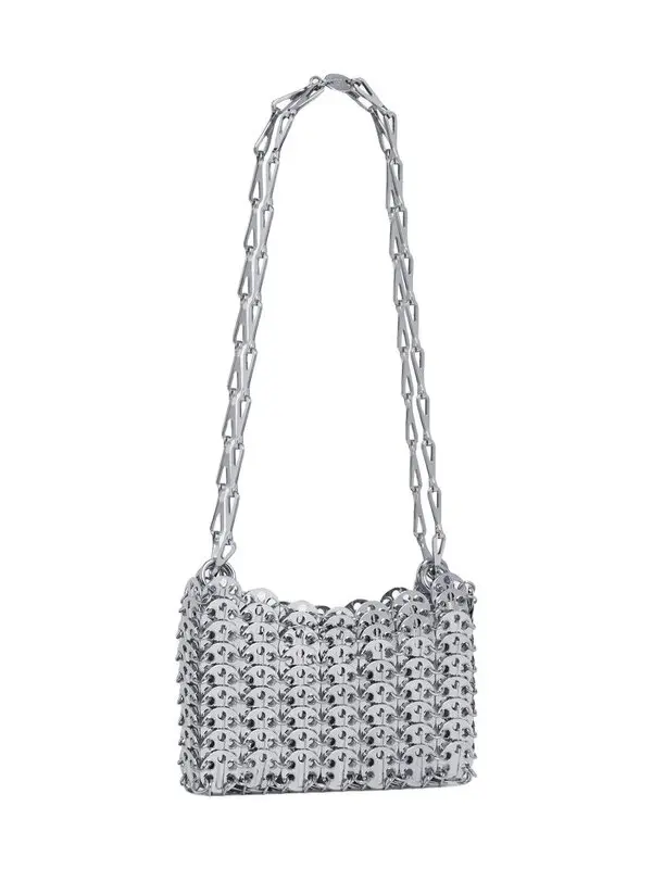 Rabanne Iconic Nano 1969 Bag - Silver