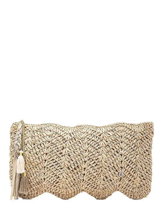 FLORABELLA Avon Clutch - Almond Silver