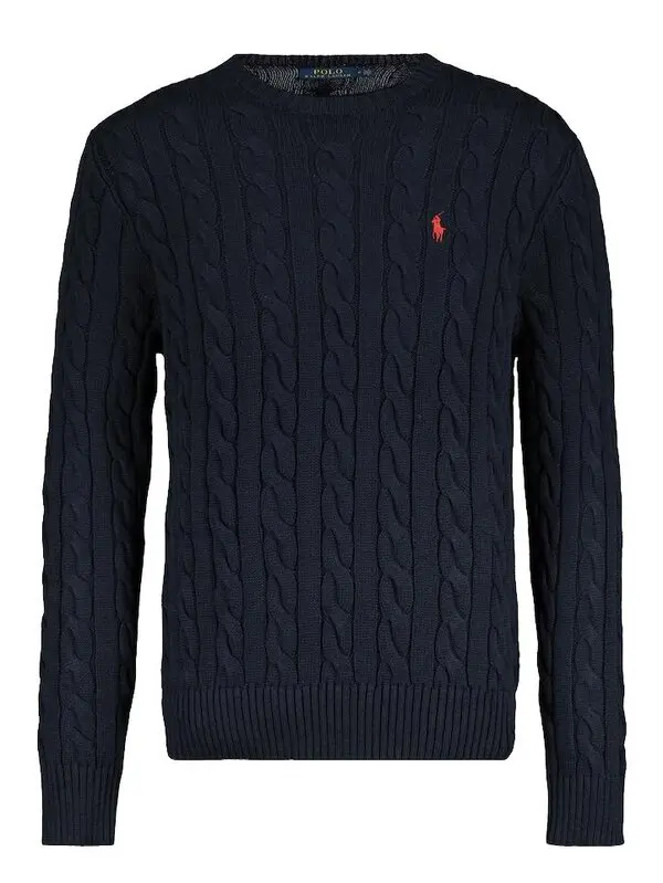 Polo Ralph Lauren Cotton Crewneck Sweater - Blue