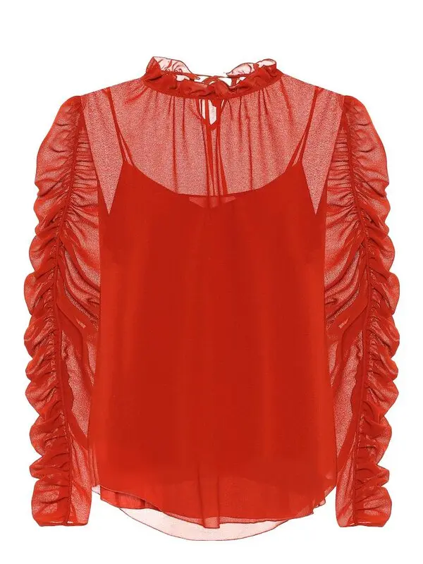 See By Chloé Crêpe Blouse - Red