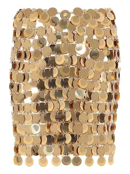 Rabanne Chainmail Mini Skirt - Metallic