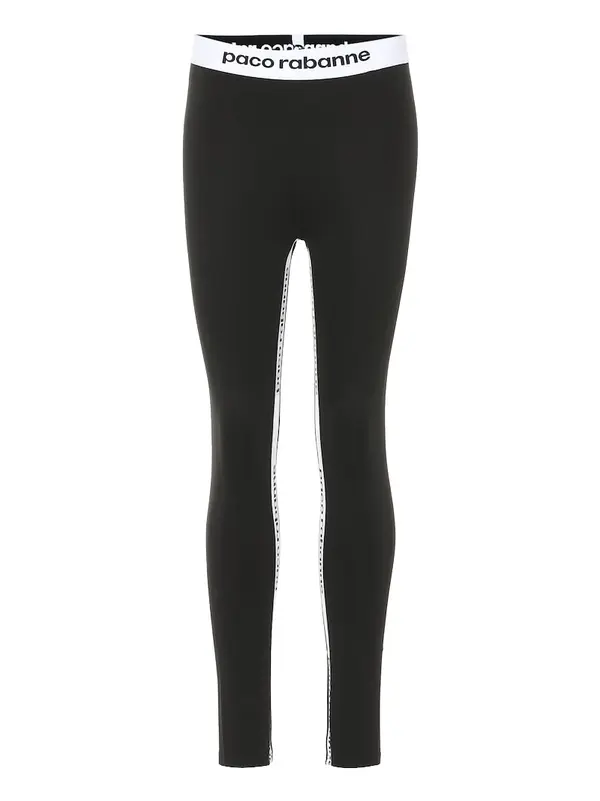 Rabanne Logo Leggings - Black