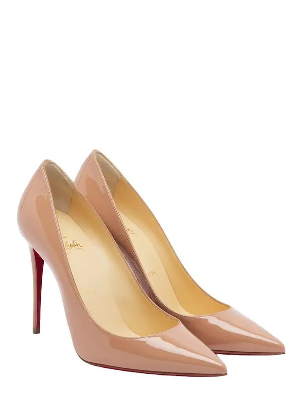 CHRISTIAN LOUBOUTIN Kate Patent Leather Pumps - Sand