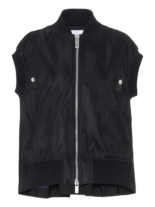Sacai Nylon Vest - Black