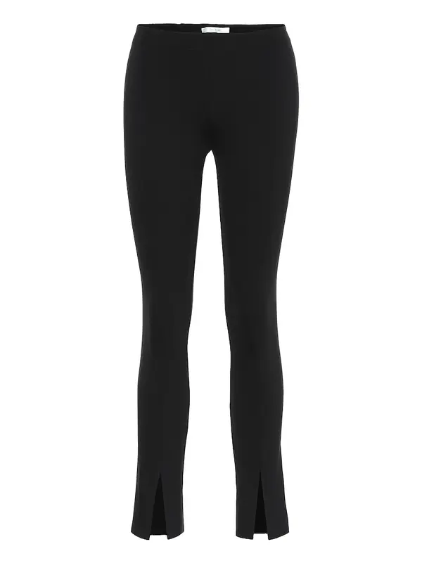 THE ROW Thilde Stretch-jersey Leggings - Black