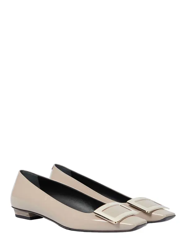 ROGER VIVIER Belle Vivier Ballet Flats - Grey