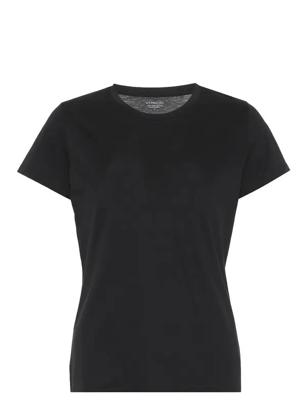 Vince Cotton T-shirt - Black