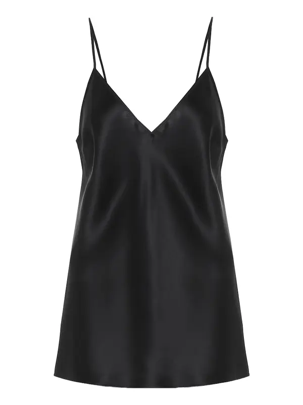 JOSEPH Silk-satin Camisole - Black