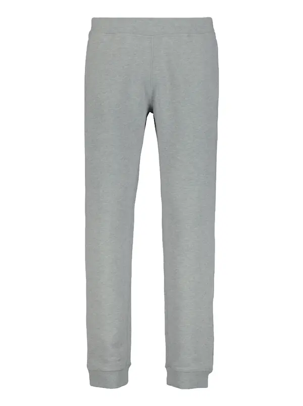 Sunspel Cotton Loopback Sweatpants - Grey