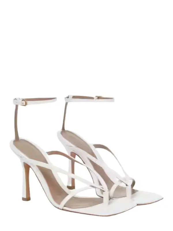 Bottega Veneta Stretch Leather Sandals - White