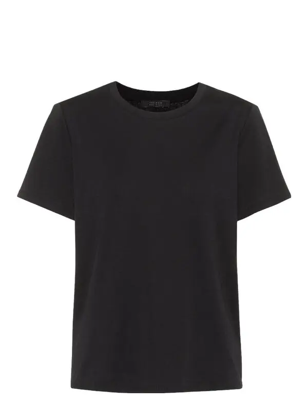 THE ROW Wesler Cotton Jersey T-shirt - Black