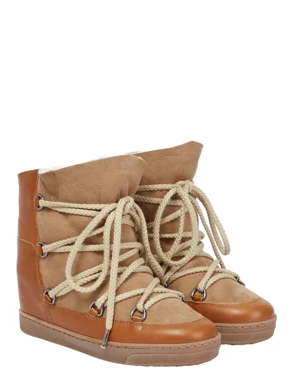 Isabel Marant Nowles Ankle Boots - Beige