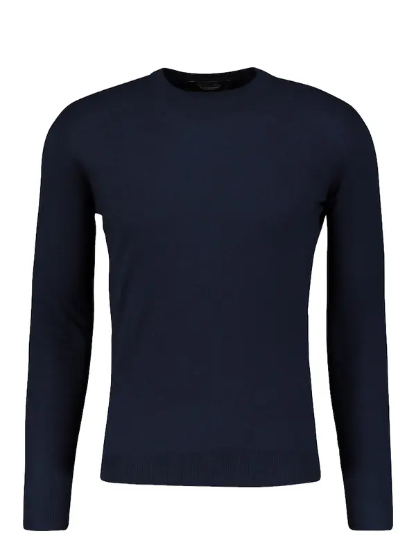 Loro Piana Girocollo Superlight Cashmere Sweater - Blue