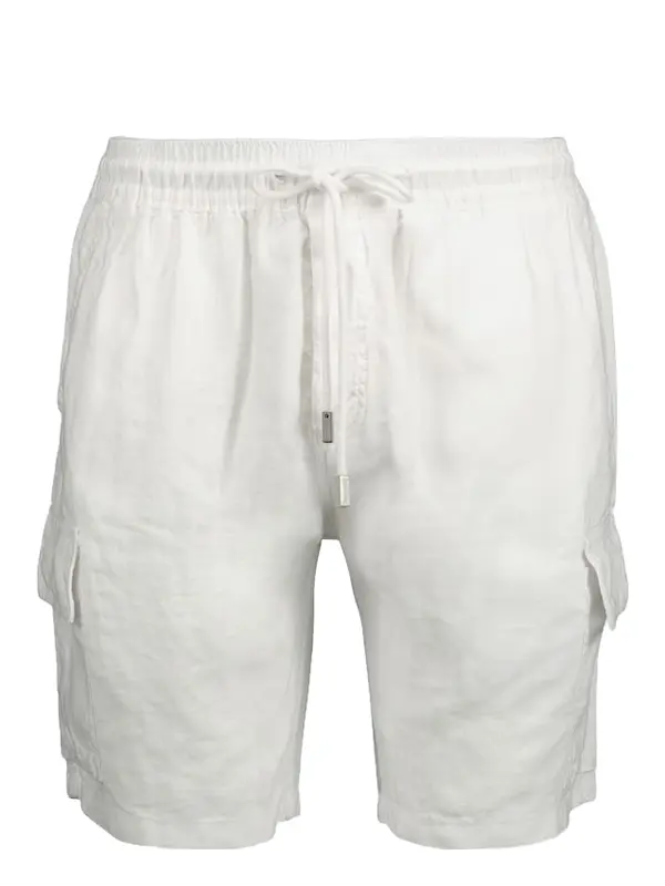 Vilebrequin Baie Mid-length Linen Shorts - White