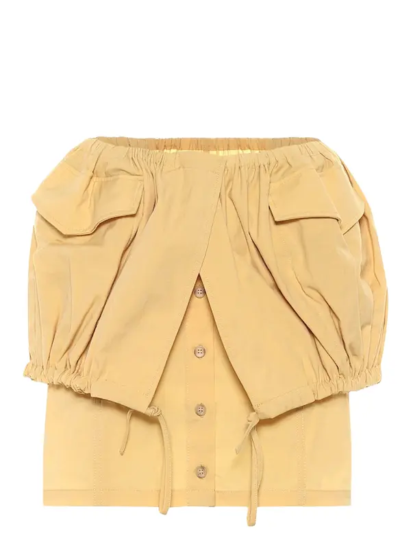 Jacquemus La Jupe Cueillette Miniskirt - Yellow
