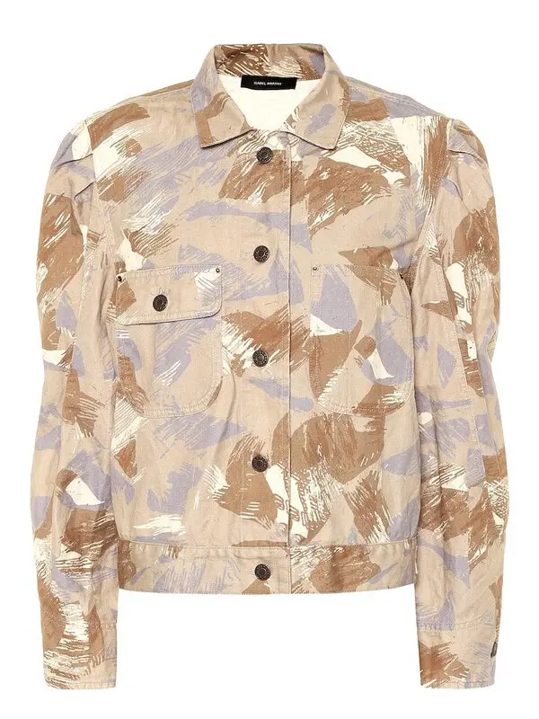 Isabel Marant Étoile Itora Cotton & Linen Jacket - Beige