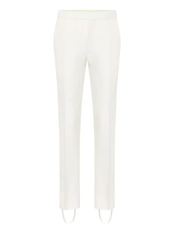 Wardrobe.NYC High-rise Wool Pants - White