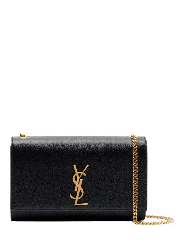 Saint Laurent Kate Medium Leather Shoulder Bag - Black