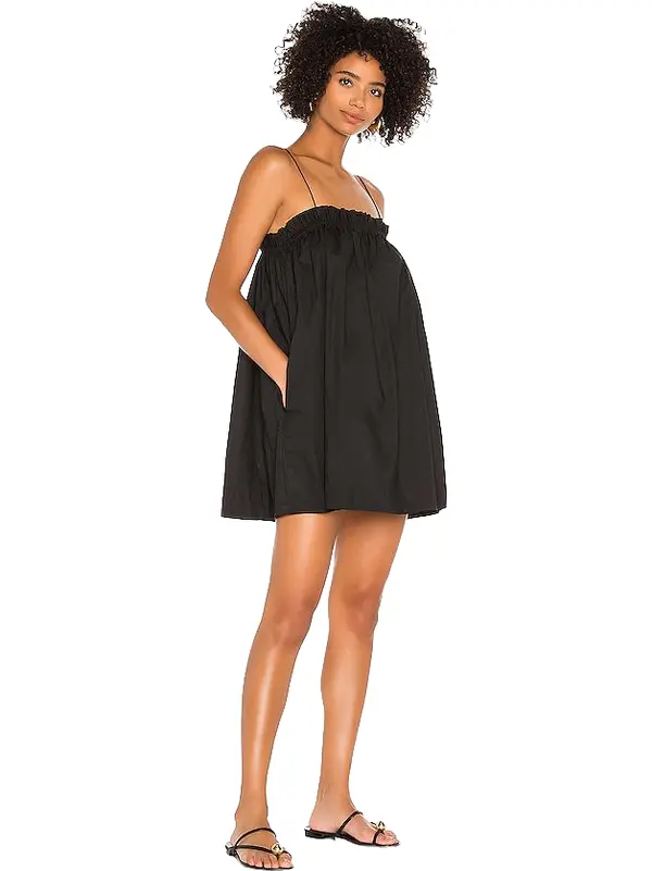 L'academie The Arcello Mini Dress - Black