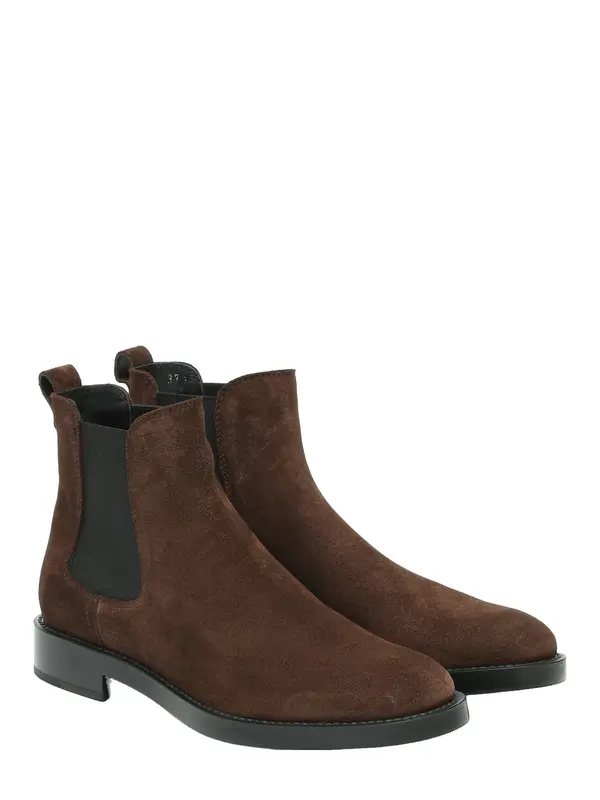 TOD'S Suede Chelsea Boots - Brown