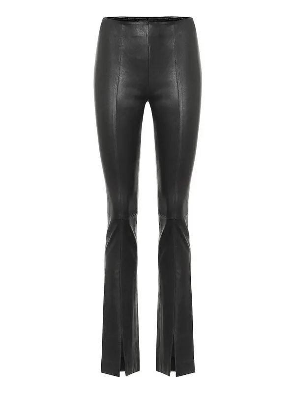 Stouls Vegas Strip Skinny Leather Pants - Black