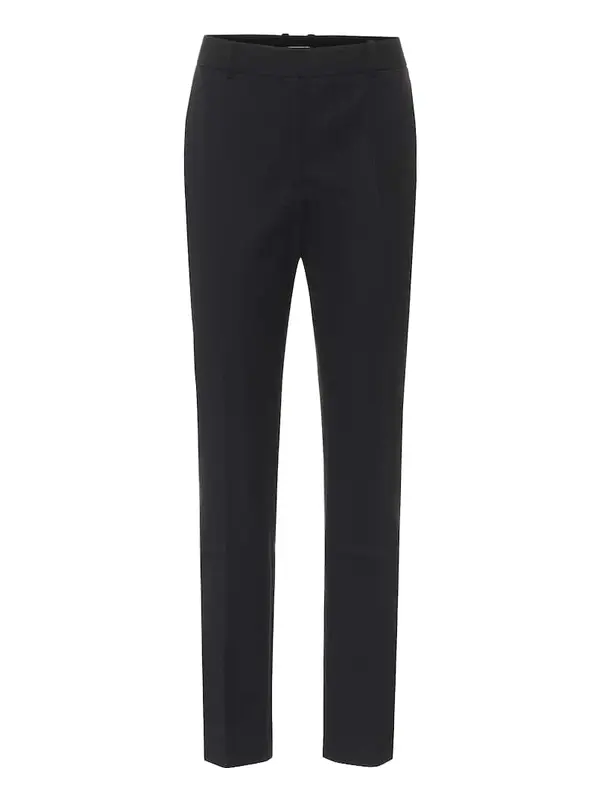 JOSEPH Coleman High-rise Gabardine Pants - Black