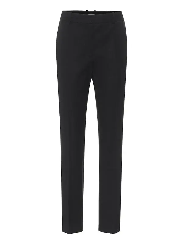 JOSEPH Coleman High-rise Gabardine Pants - Black