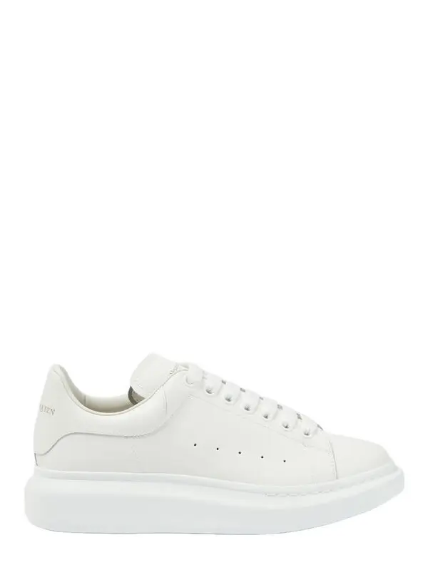 Alexander McQueen Oversized Leather Sneakers - White