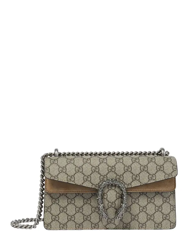 Gucci Dionysus Gg Small Shoulder Bag - Beige