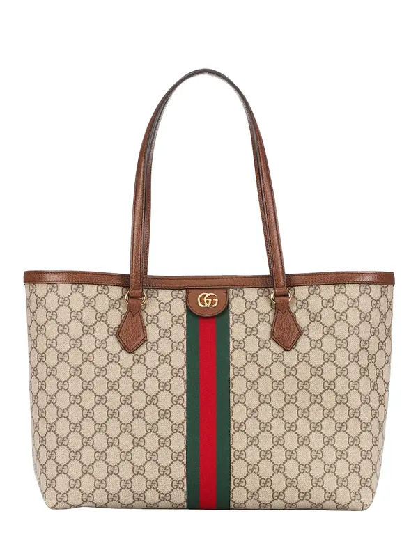 Gucci Ophidia Gg Medium Tote - Brown