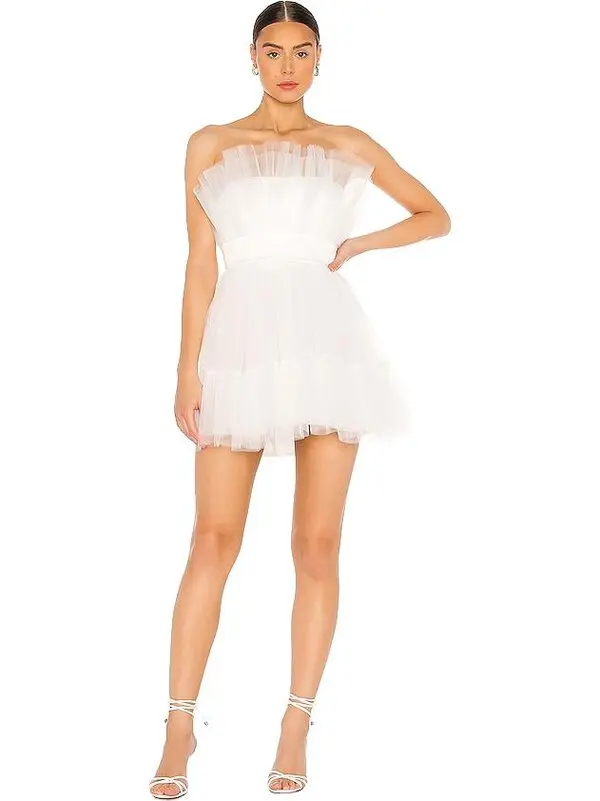 Katie May Ellee Mini Dress - Ivory