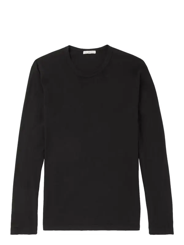 JAMES PERSE Cotton-jersey T-shirt - Black