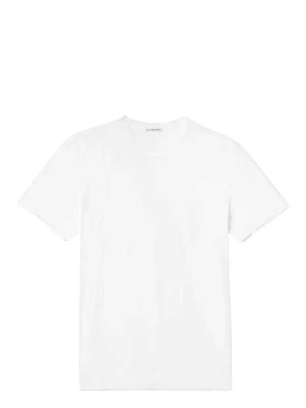 JAMES PERSE Combed Cotton-jersey T-shirt - White