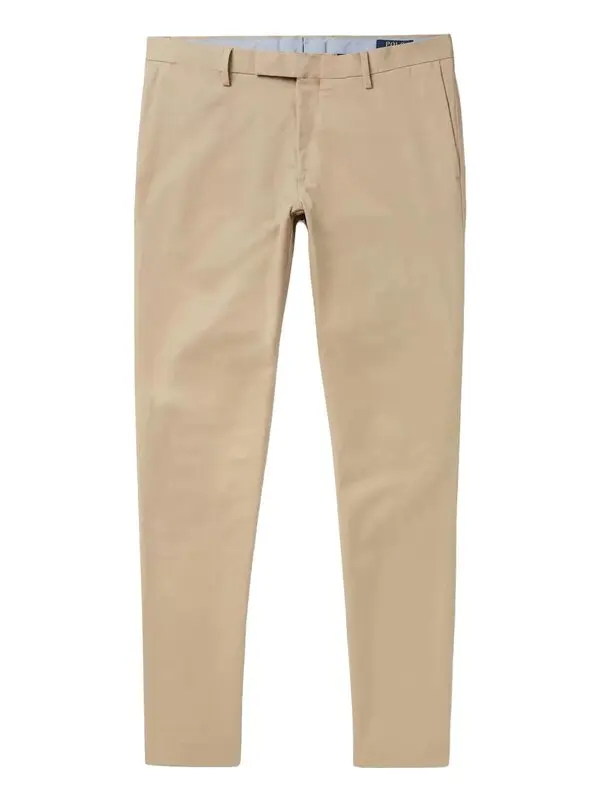 Polo Ralph Lauren Slim-fit Stretch-cotton Twill Chinos - Neutrals