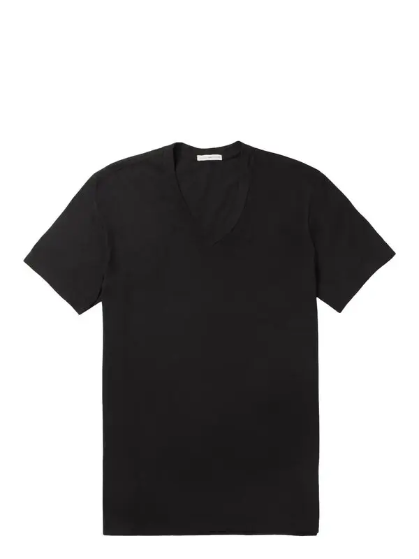 JAMES PERSE Cotton-jersey T-shirt - Black