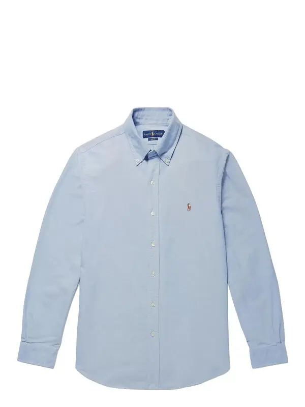 Polo Ralph Lauren Slim-fit Cotton Oxford Shirt - Blue