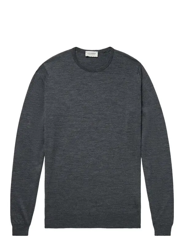 John Smedley Lundy Slim-fit Merino Wool Sweater - Gray