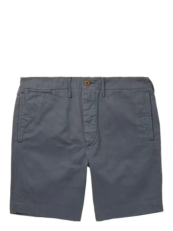 Ralph Lauren Slim-fit Cotton-twill Chino Shorts - Blue