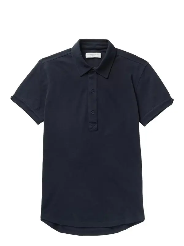 Orlebar Brown Sebastian Slim-fit Cotton-piqué Polo Shirt - Blue