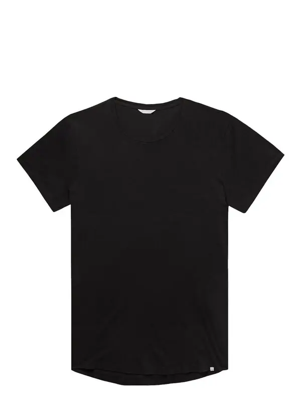 Orlebar Brown Ob-t Slim-fit Cotton-jersey T-shirt - Black